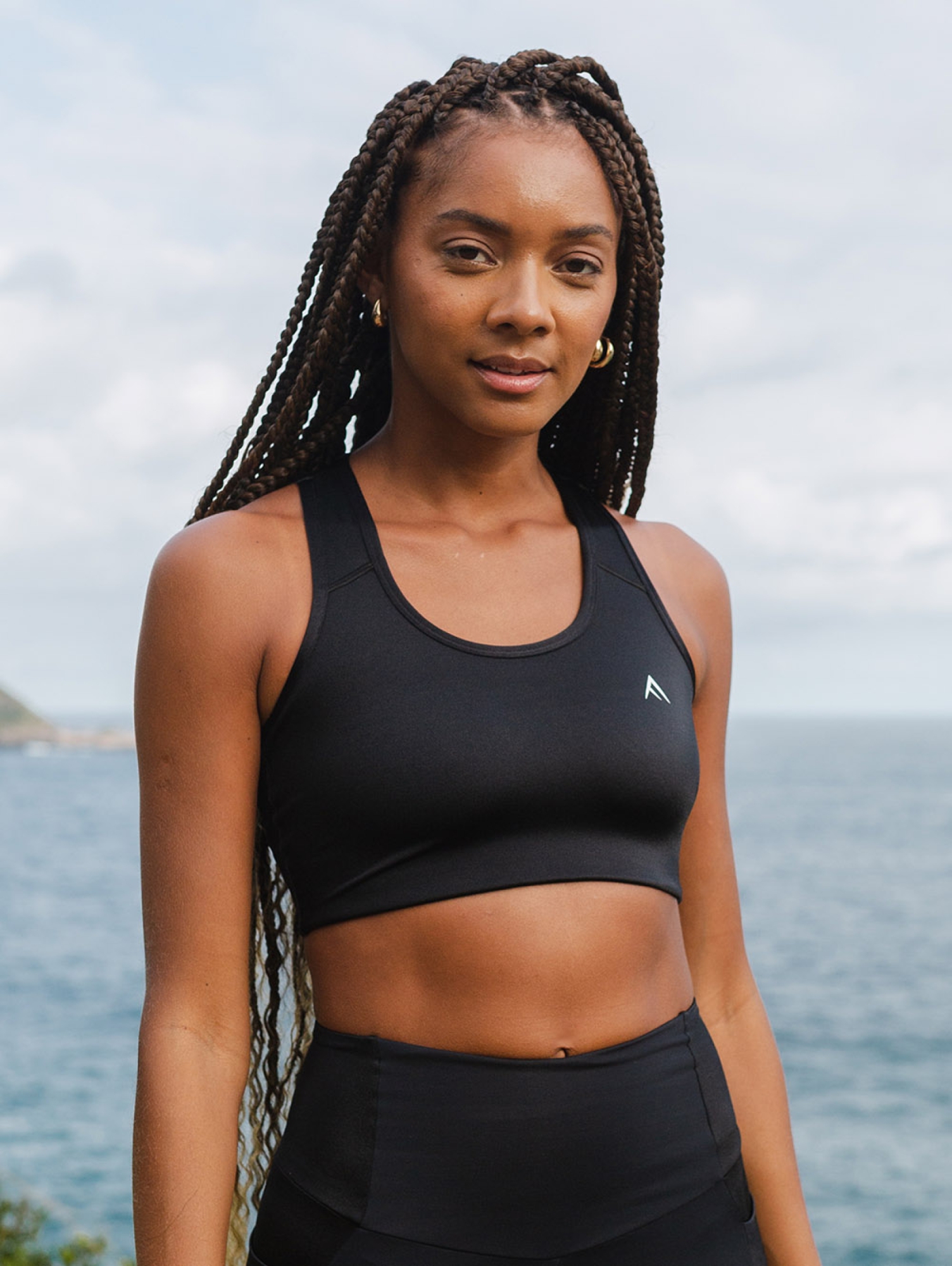 Top preto classic glam - Lett Sports