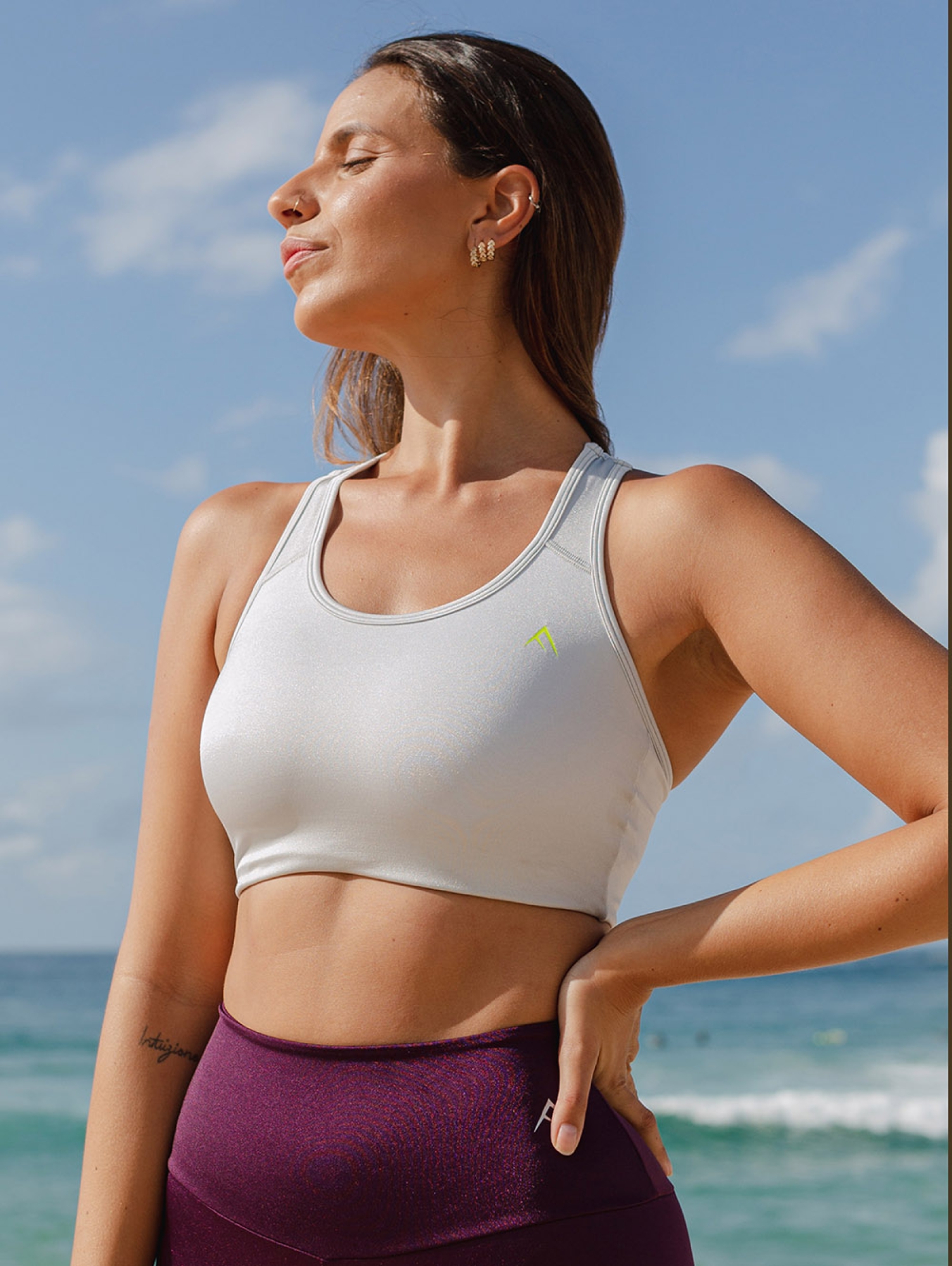 Top cinza classic glam - Lett Sports