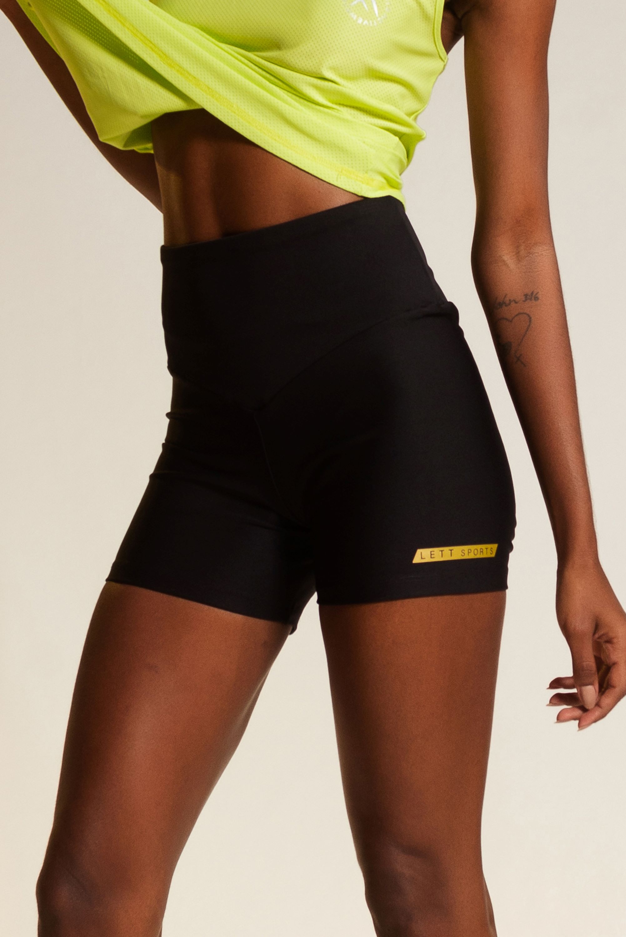 short preto compress bio - Lett Sports